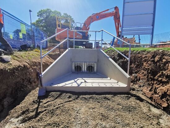 SFA headwalls and outfall safety grilles - Barratt Homes | Althon | ESI ...