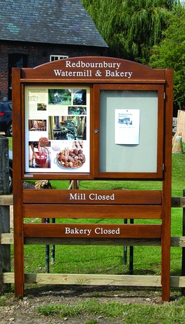 Outdoor oak noticeboards | Greenbarnes | ESI External Works