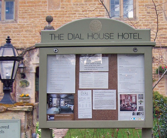 Outdoor oak noticeboards | Greenbarnes | ESI External Works