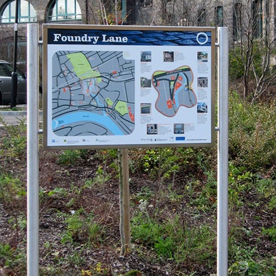 Information and interpretation panels | Greenbarnes | ESI External Works