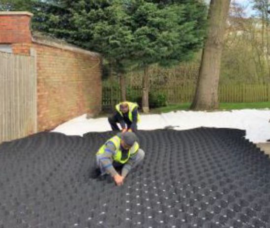 Geoweb® Tree Root Protection - Case Study Stanmore | Greenfix Soil ...