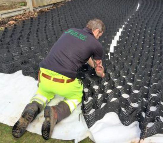 Geoweb® Tree Root Protection - Case Study Stanmore | Greenfix Soil ...