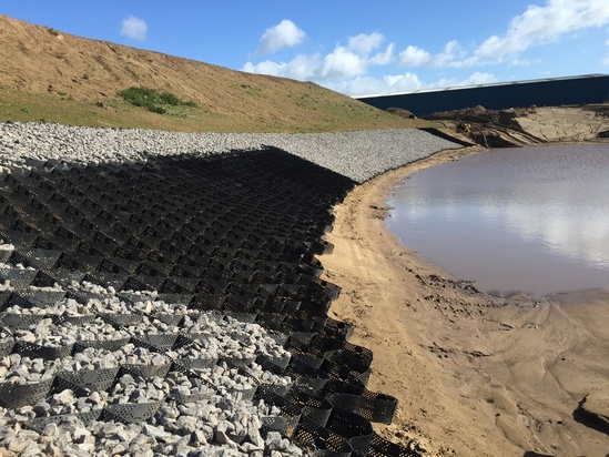 Geoweb® Geocell Slope and Channel Protection system | Greenfix Soil ...