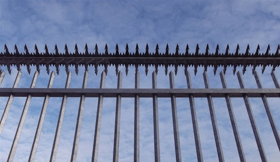 Cobra Spike Rotary security fence / wall topping | Jacksons Fencing ...