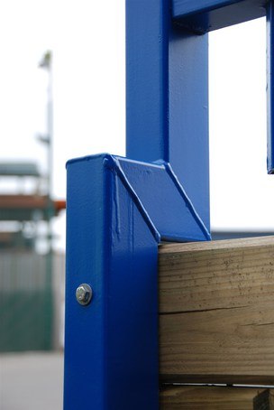 Barbican® square pale vertical bar fencing | Jacksons Fencing | ESI ...