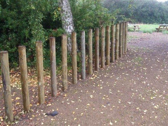 Jakure® treated timber bollards - square/machine rounded | Jacksons ...