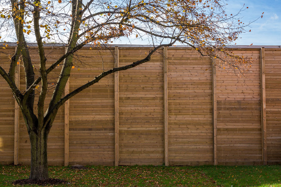 Domestic acoustic fencing | Jacksons Fencing | ESI External Works