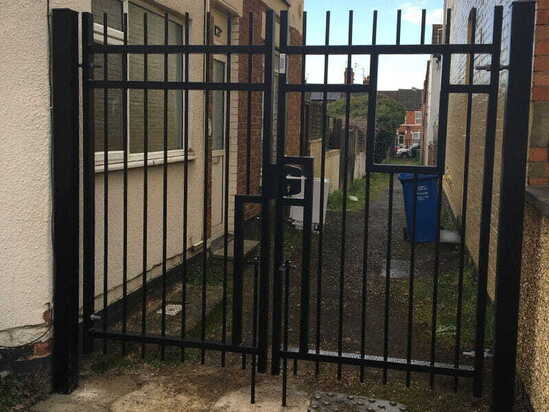 Secure alley gates reduce crime for housing scheme | Jacksons Fencing ...