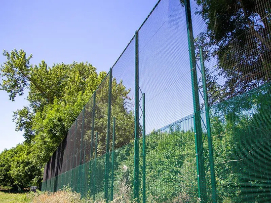 Security ball-stop fencing secures sewage treatment site | Jacksons ...