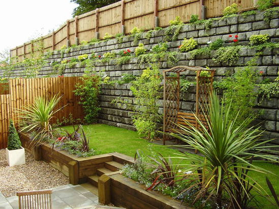 Redi-Rock™ modular retaining wall system | Marshalls plc | ESI External ...