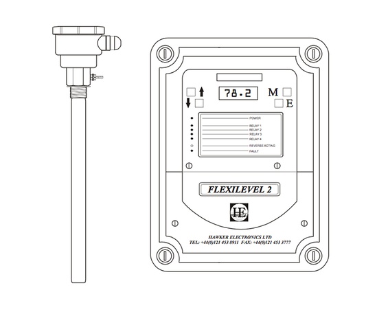 Flexicap capacitive level control probe | Hawker Electronics | ESI ...