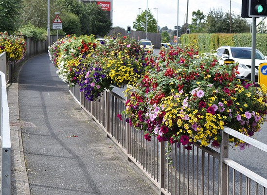 Self-watering barrier planters for Biddulph in Bloom | Amberol | ESI ...