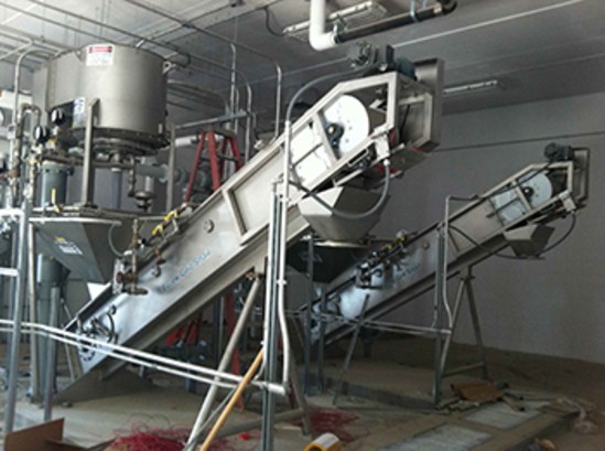 Grit Snail® quiescent dewatering belt escalator | Hydro International ...