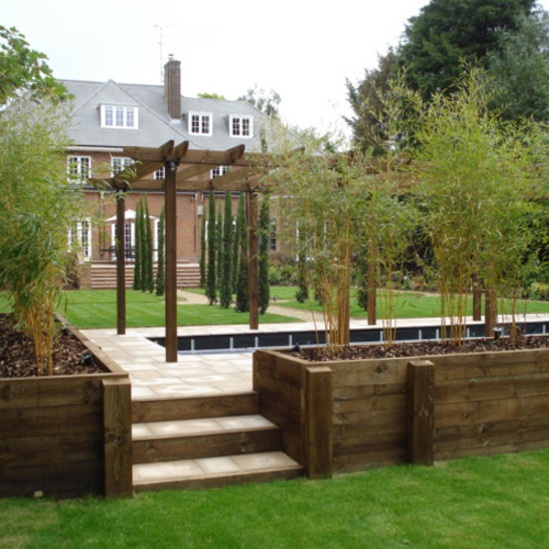 Hardwood and softwood sleepers | AHS Ltd | ESI External Works