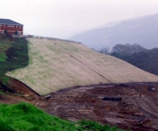 Soil Saver™ biodegradable jute erosion control mesh | Hy-Tex | ESI ...