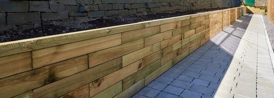 Modular retaining wall for £4.5m life sciences building | WoodBlocX ...