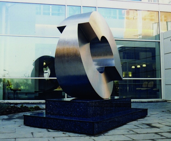 Helios stainless steel sculpture for hospital grounds | Keith McCarter ...