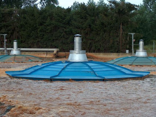 Aerators increase DO levels for oxidation ditch | SFA enviro | ESI ...