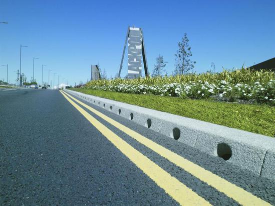 Beany Block combined kerb and drainage | Marshalls | ESI External Works