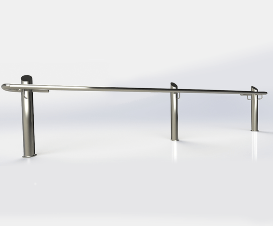 ASF 5006 stainless steel post and rail system | Architectural Street ...