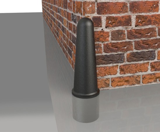 ASF building protection corner bollard | Architectural Street ...