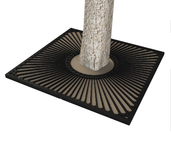 ASF 310 recycled cast iron tree grille | Architectural Street ...