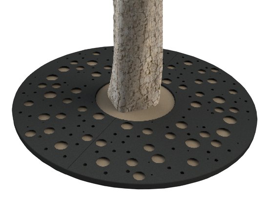 ASF Planet round mild steel tree grille | Architectural Street ...