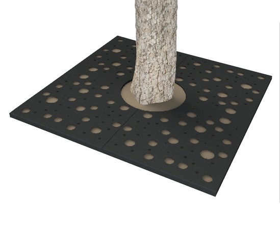 ASF Planet square mild steel tree grille | Architectural Street ...