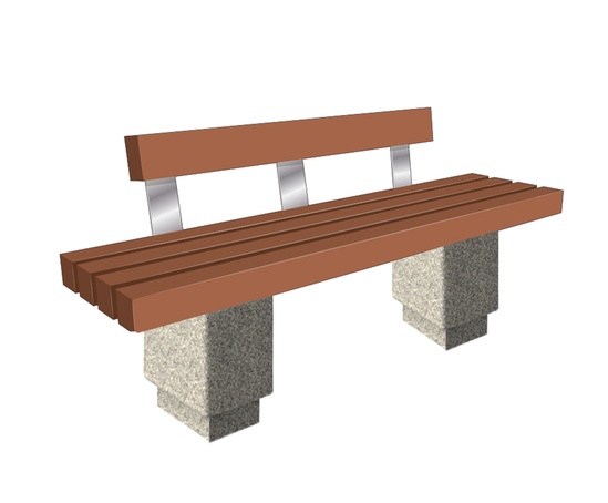 ASF Blackburn granite and timber seat | Architectural Street ...