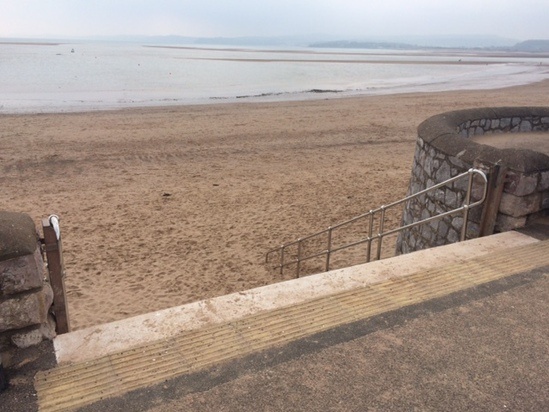 Stainless steel handrailing for Exmouth Beach | Architectural Street ...