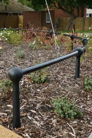 ASF Buckden recycled cast iron knee rail | Architectural Street ...