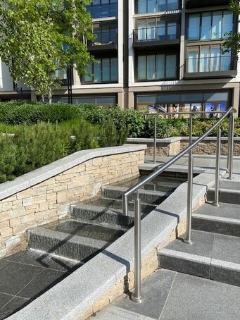 Bespoke step units and illuminated handrails - London | Architectural ...