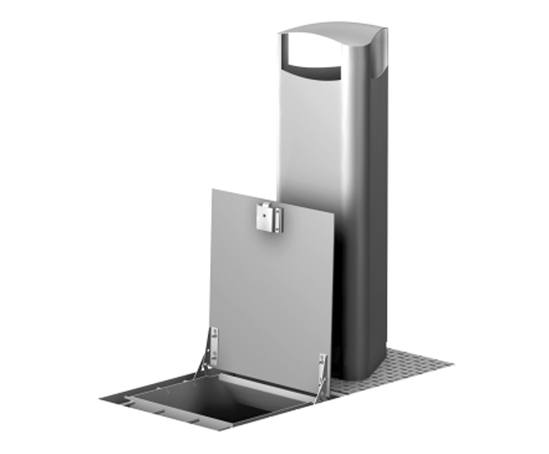 Mini XXL underground litter bin system | ESE World | ESI External Works