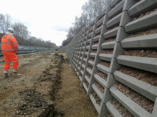 Andacrib concrete crib retaining wall system | Phi Group | ESI External ...