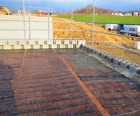 Retaining wall and reinforced soil slope for A21 road | Phi Group | ESI ...