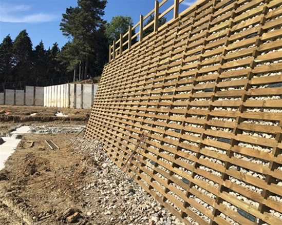 Retaining structures for luxury homes development | Phi Group | ESI ...