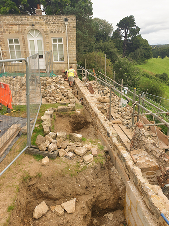 Percussion Driven Earth Anchors aid repairs to walls | Platipus Anchors ...