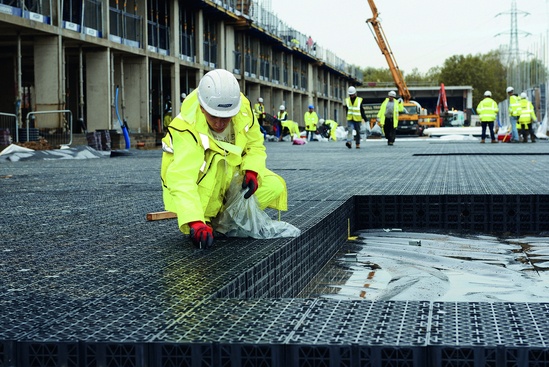 Permavoid shallow geocellular water management system | Polypipe Civils ...