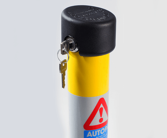 AUTOPA hinged, lockable parking posts | AUTOPA | ESI External Works