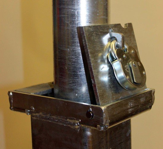 RetractaPost 745 FB - steel retractable post, round | AUTOPA | ESI ...