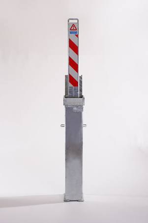 Square RetractaPost-GL 500 - galvanised retractable post | AUTOPA | ESI ...