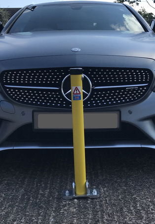 AUTOPA hinged, lockable parking posts | AUTOPA | ESI External Works