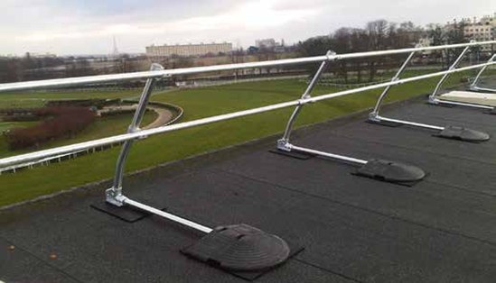 KeeGuard® free-standing roof edge guardrail system | Safesite | ESI ...