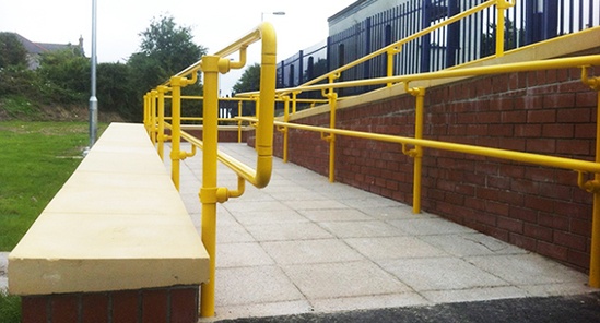 Kee Access® DDA-compliant handrails | Safesite | ESI Building Design