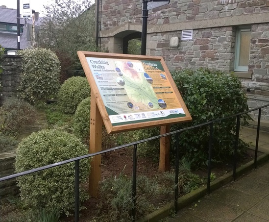 Oak lectern-frame interpretation signs | Shelley Signs | ESI External Works