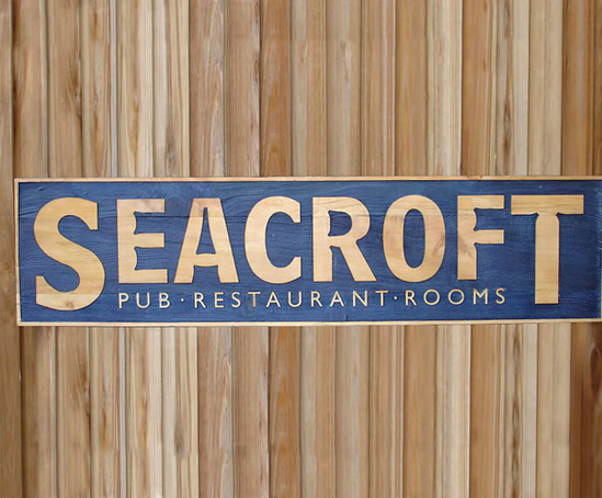 Sand-blasted timber signs | Shelley Signs | ESI External Works