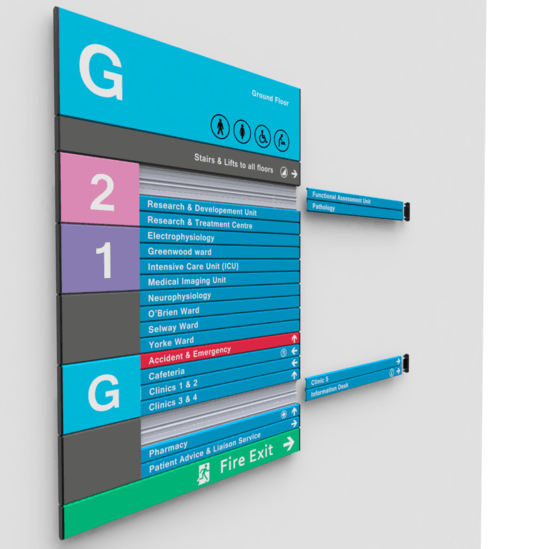 Signify internal modular sign system | Signscape and Signconex | ESI ...