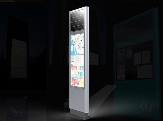 Eco-Vision solar-powered monolith signage | Signscape and Signconex ...