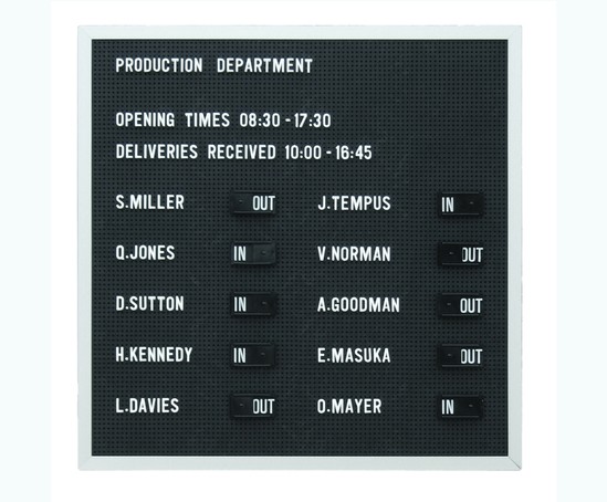 Econ peg letter boards | Signscape AND Signconex | ESI Interior Design Econ peg letter boards | Signscape AND Signconex | ESI Interior Design