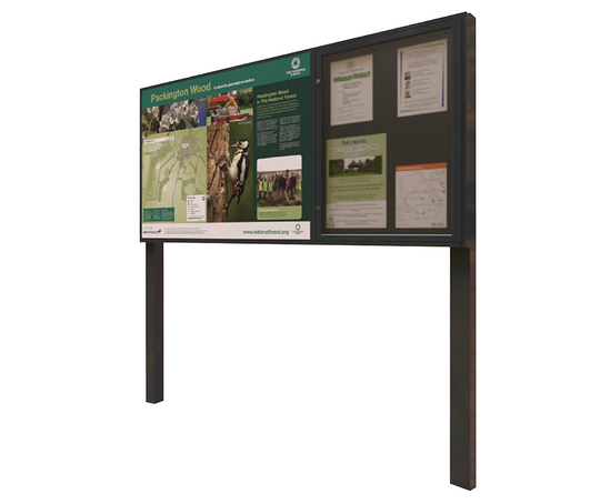 Brean secure interpretation noticeboard | Signscape and Signconex | ESI ...